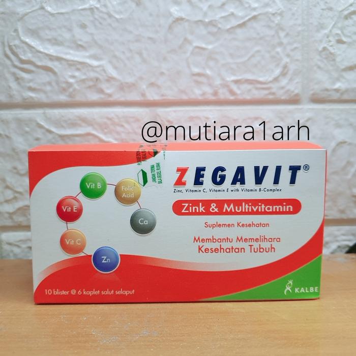 Jual ZEGAVIT BOX 60 KAPLET TABLET MULTIVITAMIN - Kota Depok - MUTIARA 1 ...