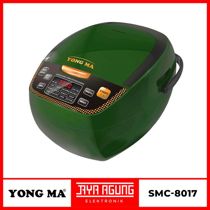 Jual Magic Com DIGITAL UPGRADE YONGMA SMC 8017 Hijau Rice Cooker YONG ...