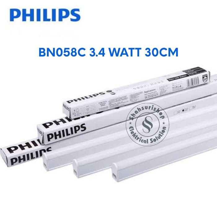 Jual PHILIPS T5 BN058C LAMPU LED BATTEN TRUNKABLE 3.4 WATT 30CM - PUTIH(6500K) - Jakarta Timur ...