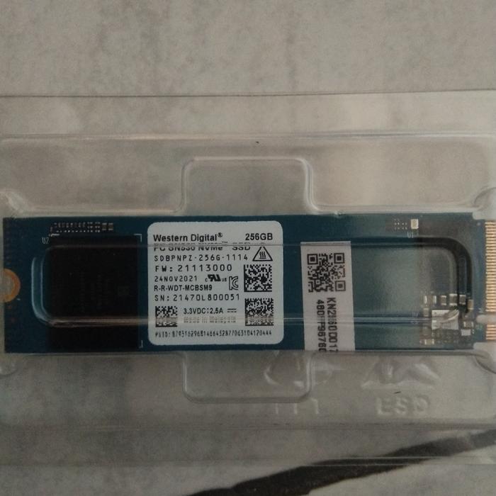 Jual Western Digital WD PC SN530 NVMe SSD SDBPNPZ 256GB - Kota Bogor ...