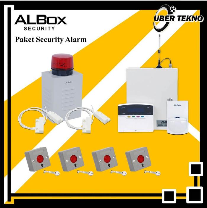 Jual Paket Alarm Intruder 8 Zone Albox Alarm Security System - Jakarta ...