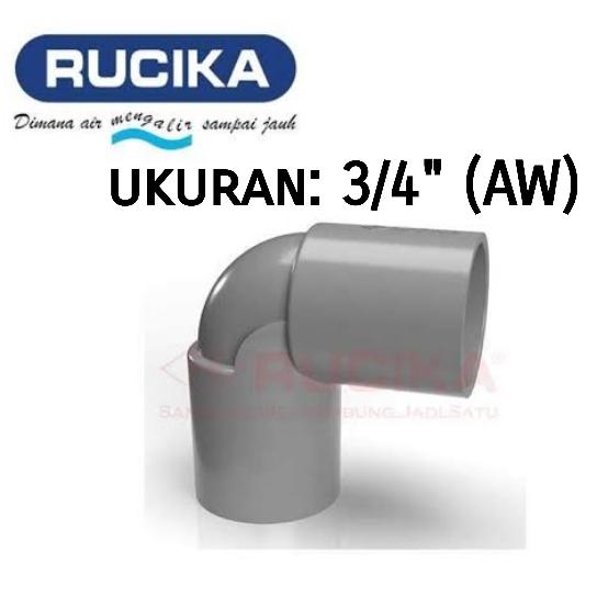Jual Keni 3/4" inch AW RUCIKA Elbow Knee Kenie L Knie 3/4 inch - Kota Surabaya - nsabadi ...