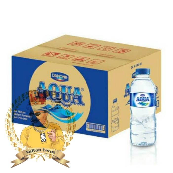 Jual Aqua Botol 330 ml 1 dus isi 24 - Kota Bandung - Juragan Beras BDG ...