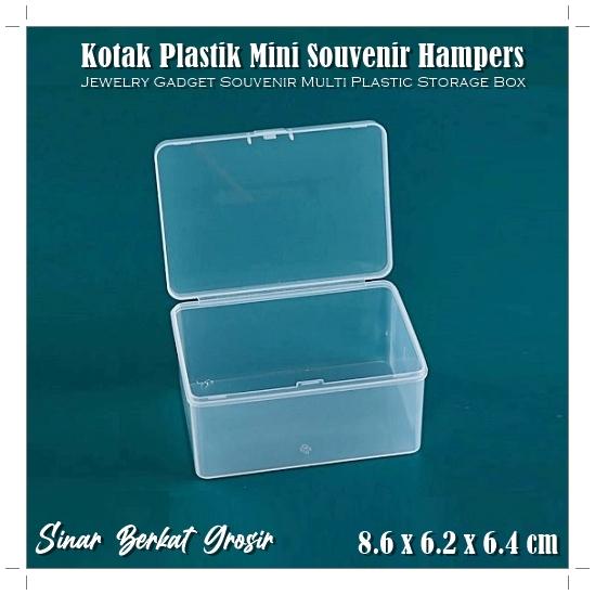 Jual Kotak Plastik Mini Plastic Case / Storage Box Multifungsi 6.5x6 ...