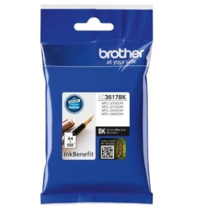 Jual Tinta BROTHER LC 3617 BLACK ORIGINAL LC3617BK LC3617 BK - Jakarta ...