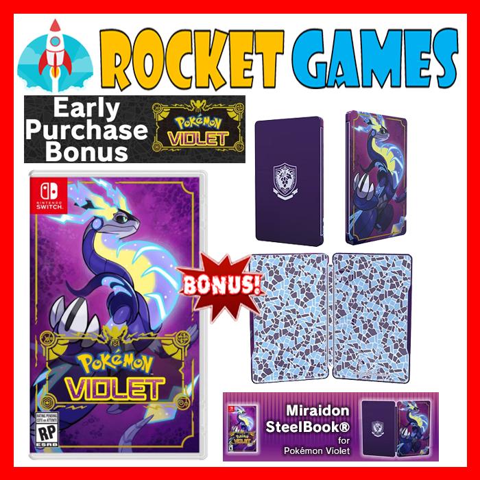 Promo Nintendo Switch Pokemon Violet - Game+Steelcase Cicil 0% 3x ...