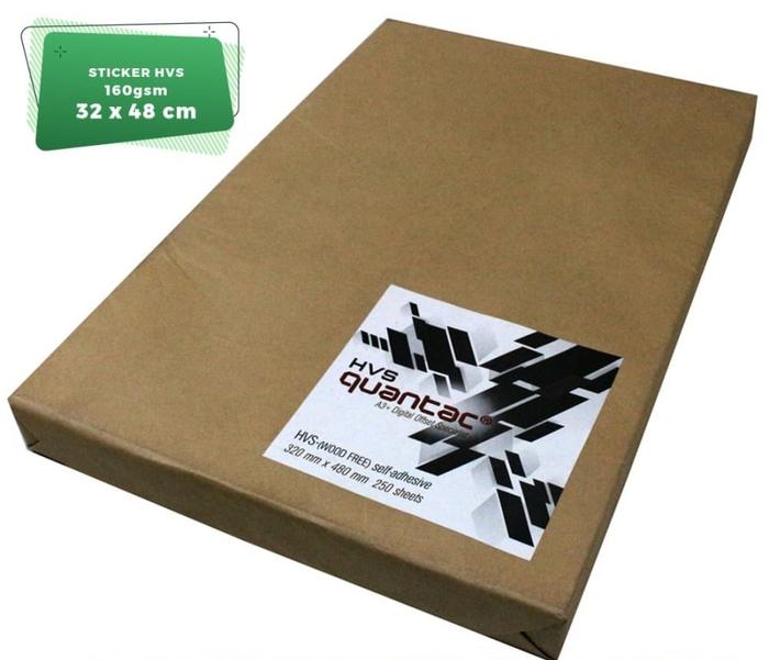 Jual Kertas A3+ Sticker QUANTAC HVS Premium Doff - 1PACK-250LBR - Kota ...