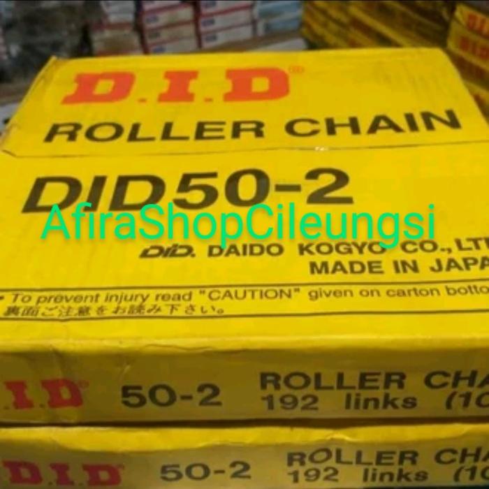 Jual Roller Chain Japan Double DID RS 50 - 2, rantai Original Daido ...
