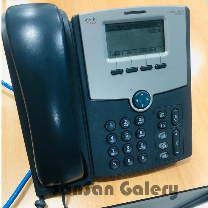 Jual Cisco SPA502G / SPA 502 1-Line IP Phone with Display IPPhone VOIP SIP - Jakarta Pusat ...