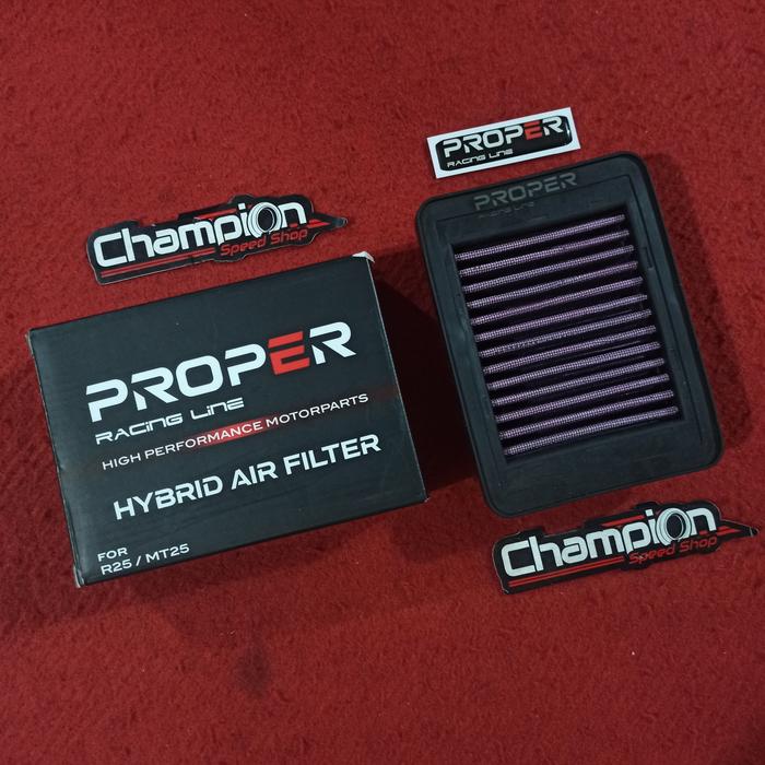 Jual Hybrid Air Filter Udara Proper Racing Line Yamaha R25 MT-25 MT25 ...
