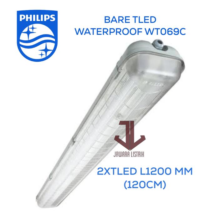 Jual PHILIPS WT069C 2XTLED L1200MM 120 CM KAP TL WATERPROOF IP65 - +2 ...