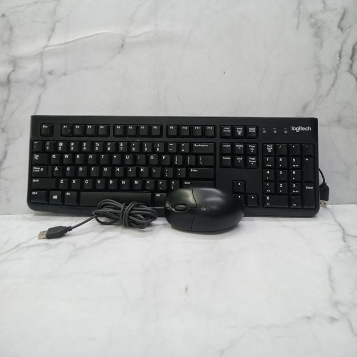 Jual KEYBOARD+MOUSE MEREK LOGITECH MK 120 USB ORIGINAL MANTAP - Kota ...