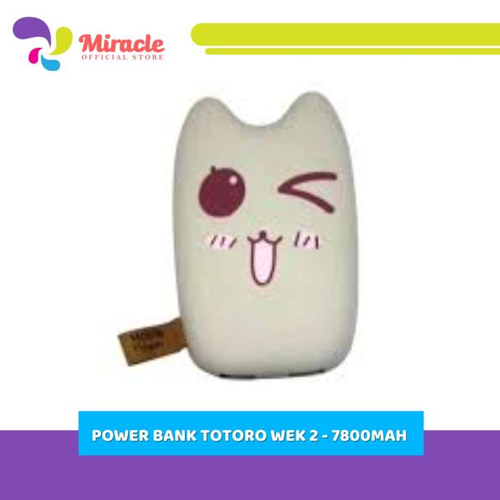 Jual POWER BANK TOTORO WEK 2 - 7800mAh PUTIH - Jakarta Utara - miracle ...