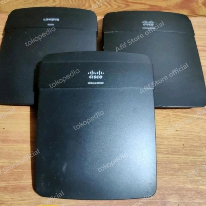 Jual Cisco Linksys E1200 Wireless Router 300Mbps modem AP WAN PPPoE ...