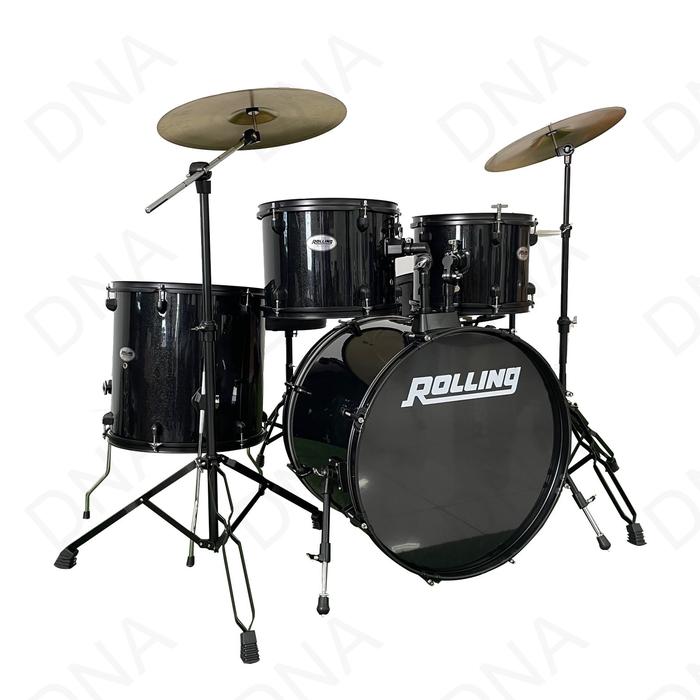 Jual Drum Set Rolling Jb-1016 (sparkle Black) - Original Di Seller ...