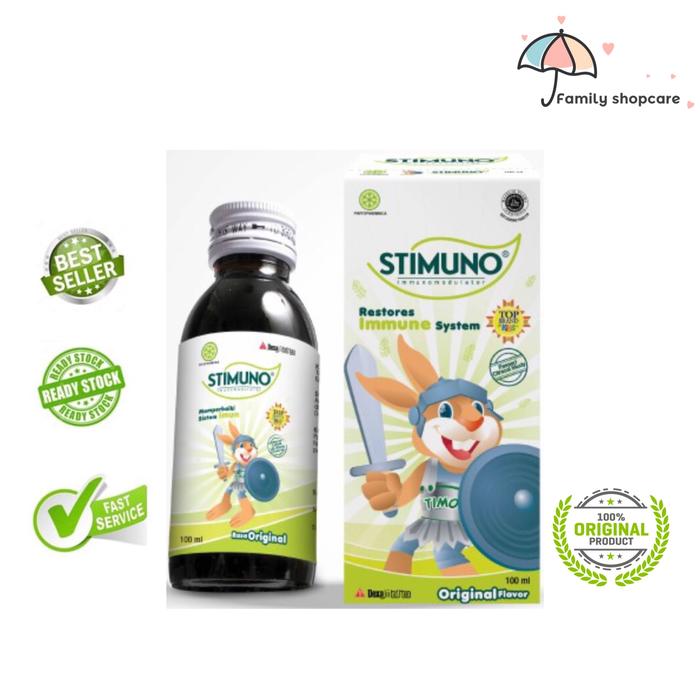 Jual Stimuno Syrup 100ml- Membantu Menjaga Daya Tahan Tubuh Si Kecil ...