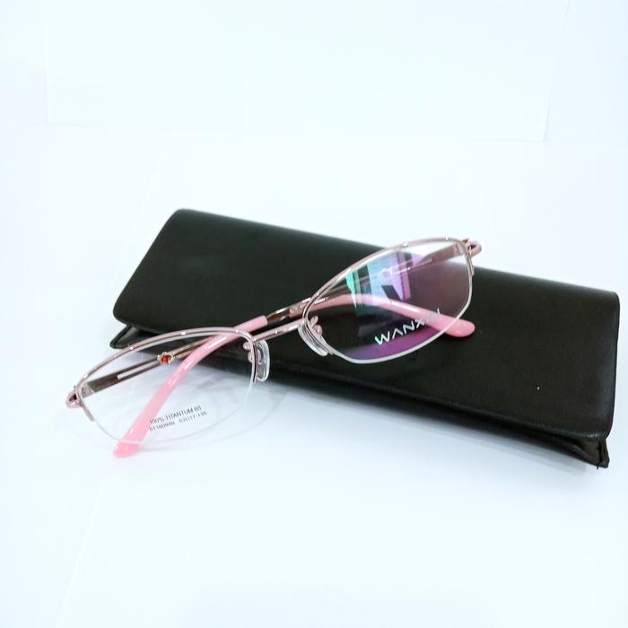 Jual Frame kacamata wanita 100%TITANIUM ORIGINAL -pink - Jakarta Barat ...