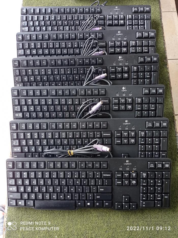 Jual Keyboard Komputer PS2. Colokan Bulet. Bunder - Kota Bekasi - PEACE ...
