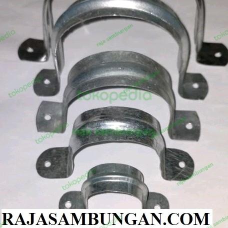 Jual Klem Sadel 5 inch Clamp Pipa Paralon Besi Penjepit Tiang Dinding ...