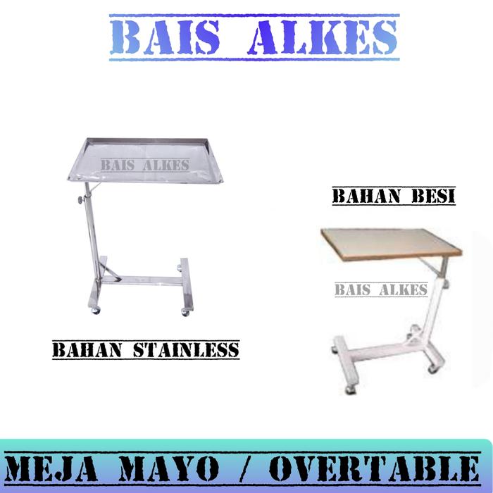 Jual Meja Mayo | Over Table Besi Polywood | Meja Makan Pasien Rumah ...