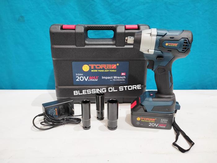 Jual Impact wrench cordless torsi besar- impact 2 batre torsi besar ...