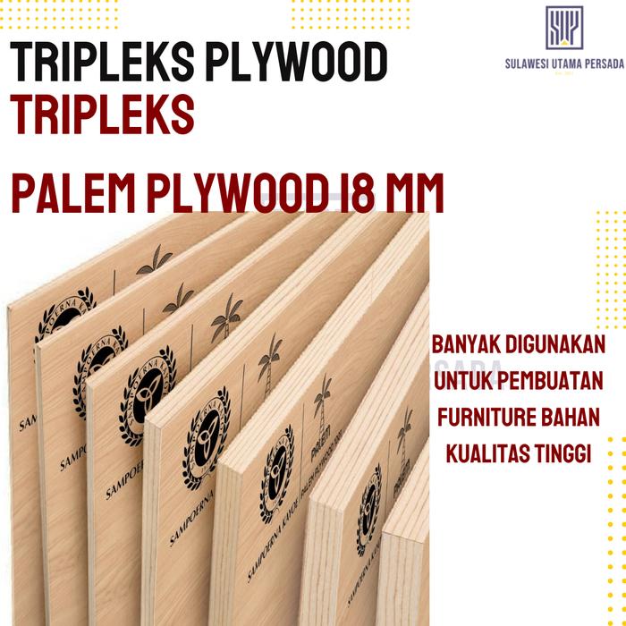 Jual Triplek 18MM Palem Multiplek Kualitas Tinggi Bahan Kayu ...