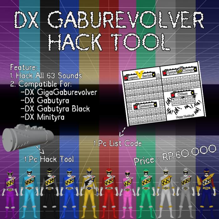 Jual Alat Hack Tool DX Gaburevolver Kyoryuger / Zyudenchi Gabutyra ...