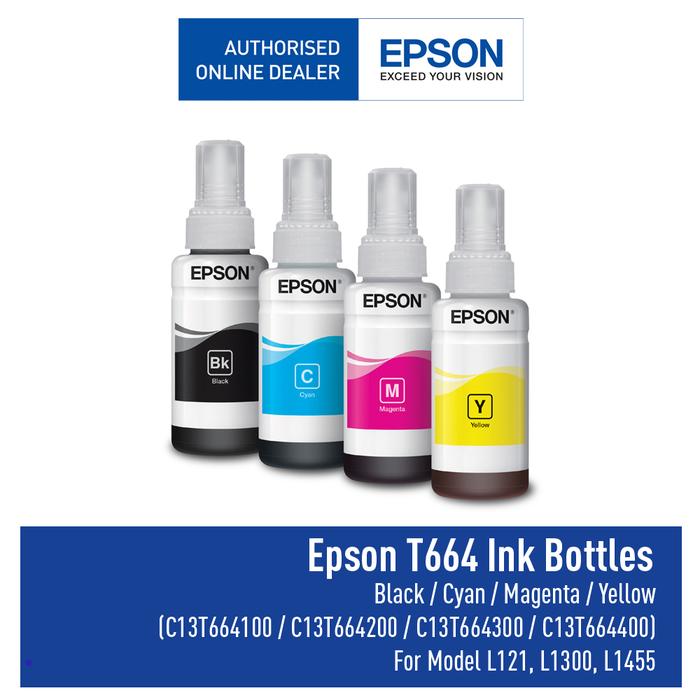 Jual Tinta Epson 664 Original Ink Printer black/yellow/magenta/cyan - Kota Batam - EPSON ...