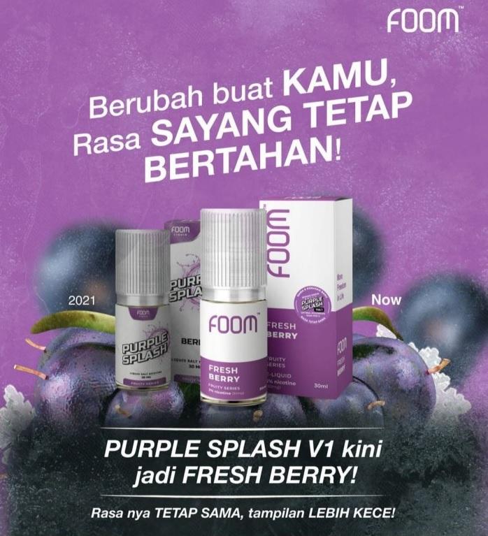 Jual Foom Fresh Berry Fruity Series 30ML 30MG Salt Nic by Foom.id ...