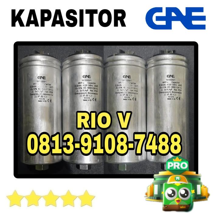 Jual KAPASITOR GAE MKP c 415 VAC 5 KVAR/POWER CAPASITOR BANK 415VAC 5kVar - Kota Surabaya - RIO ...
