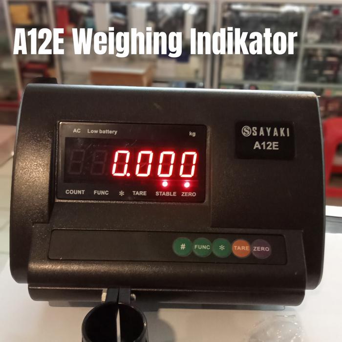 Jual Indikator indicator Timbangan Digital SAYAKI A12E bergaransi RS232 - Jakarta Barat - AL ...