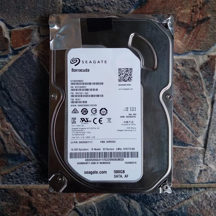 Jual Harddisk Hardisk HDD PC 3.5 Inch 3,5 Internal Desktop Mati 500GB ...