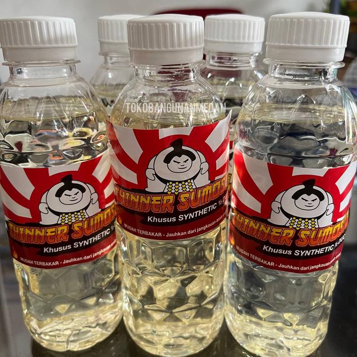 Jual Thinner Thiner Tiner Botol 1/2 Duco 330 ml - SUMOSTO Synthetic ...