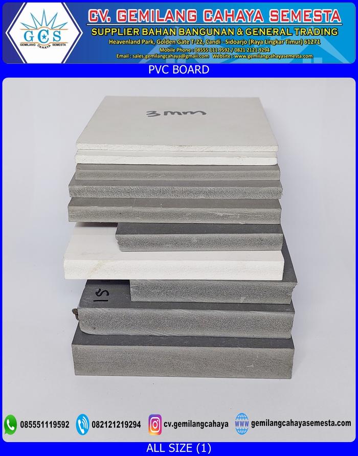 Jual PVC Foam Board 6 mm (1220 mm x 2440 mm ) / Panel Dinding - Plafon ...
