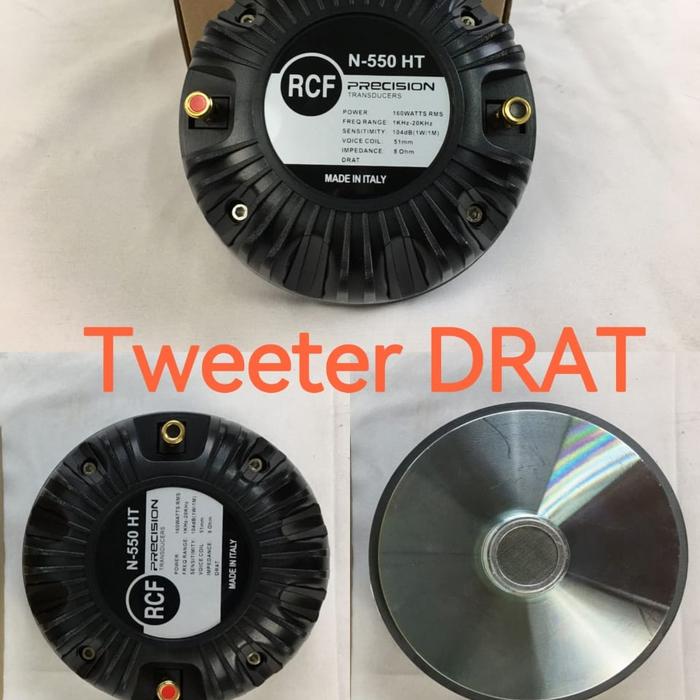 Jual driver tweeter rcf n550 ht n550ht coil 2in model drat tweter rcf ...