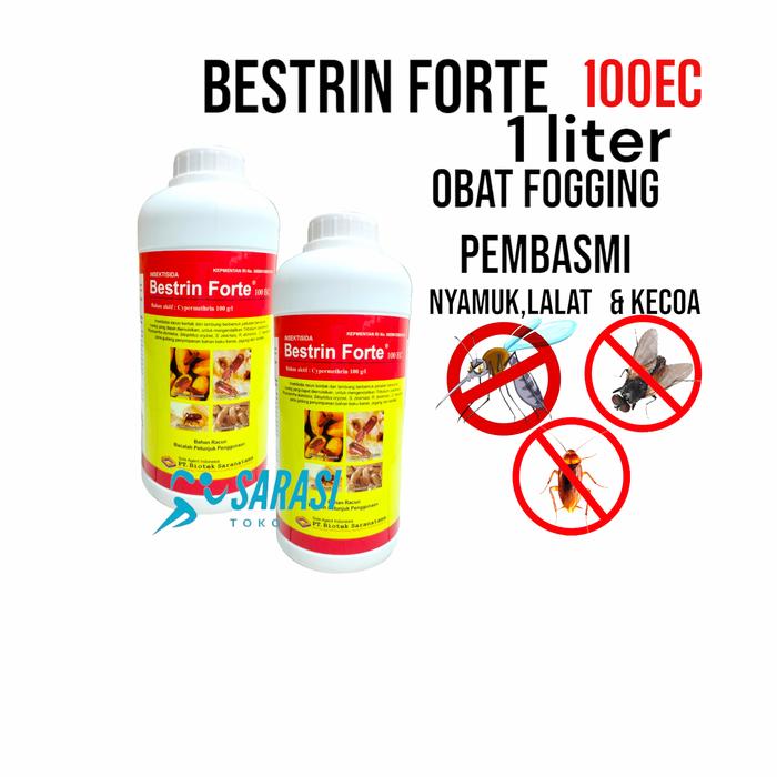 Jual BESTRIN FORTE 100EC 1LITER OBAT FOGGING PEMBASMI NYAMUK, LALAT ...