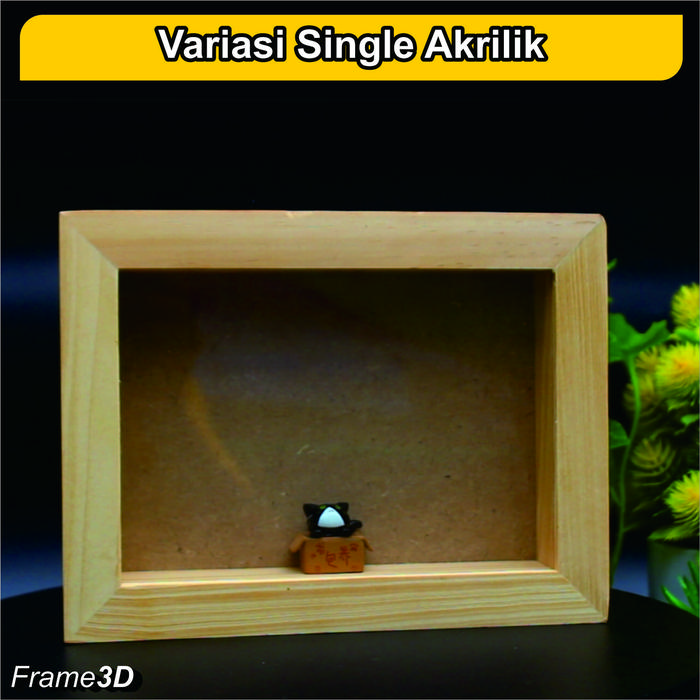 Jual Frame foto/Pigura/Bingkai Kayu 3d ukuran 8R (20x25cm) + kaca ...