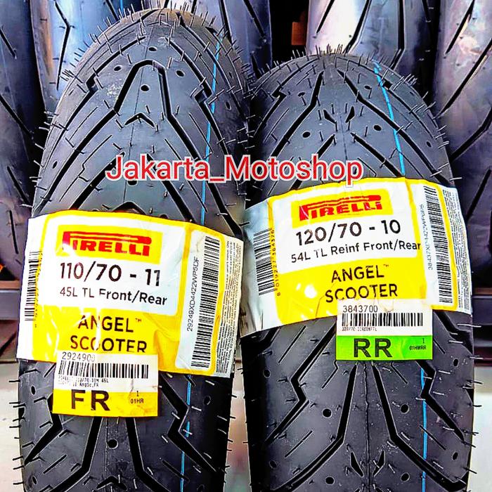 Jual PAKET BAN VESPA Matic Lx S 110/70-11 & 120/70-10 PIRELLI Angel ...