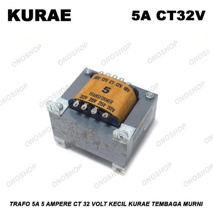 Jual Trafo 5A 5 Ampere CT 32 Volt Kecil KURAE Tembaga Murni - Jakarta Barat - Ono Shop | Tokopedia