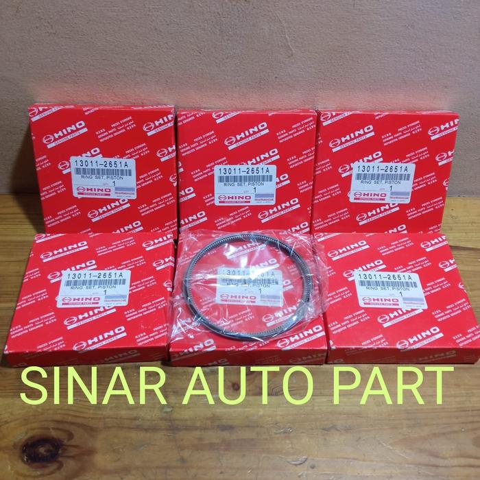 Jual RING PISTON SET RING SEHER HINO RANGER H07D HO7D 6 PISTON STD FULL SET - Jakarta Barat ...