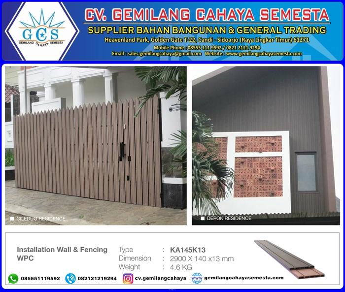 Jual KA145K13 - Pagar WPC / Decking WPC / Lantai WPC / Lantai Kolam ...