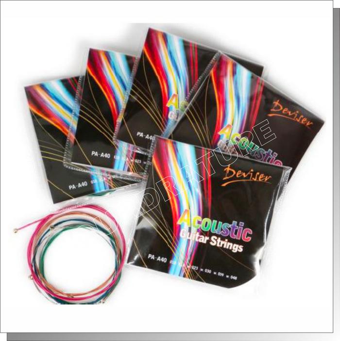 Jual Senar Gitar String Warna Deviser PA-A40 Akustik Colourfull set ...