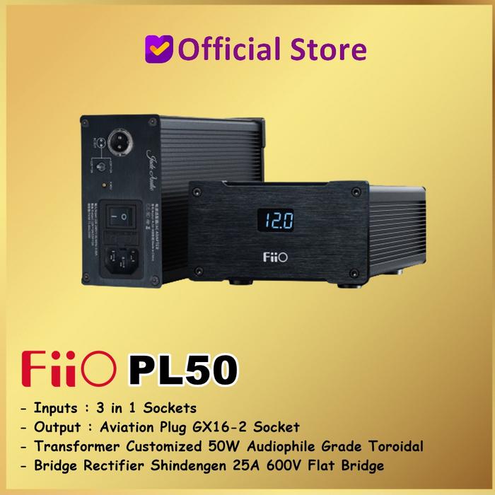 Promo Fiio PL50 PL 50 Low Noise Regulated Linear Power Supply PSU Fiio PL50 Cicil 0% 3x ...