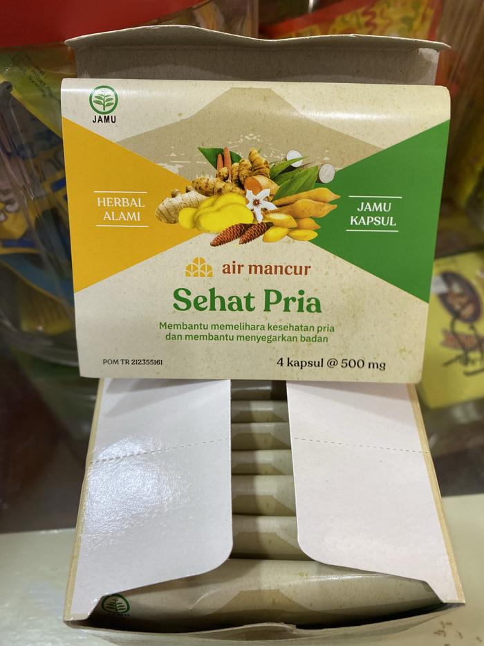Jual jamu air mancur sehat pria strip 4 kapsul - Kota Palembang ...