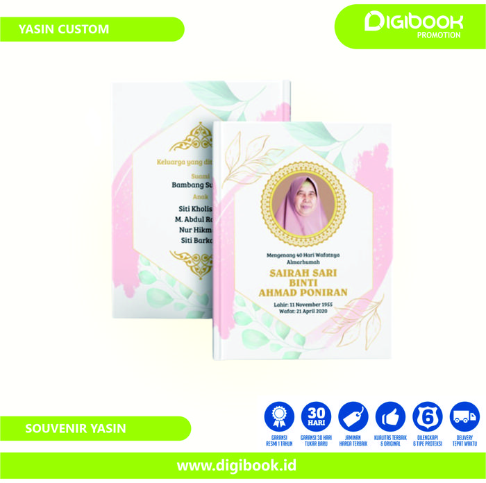 Jual Cetak Buku Yasin dan Tahlil Softcover Desain Custom - HVS 132 ...