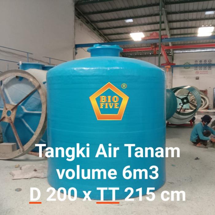 Jual Tangki Air Tanam 6m3 merk biofive, Tangki air ground tank ...