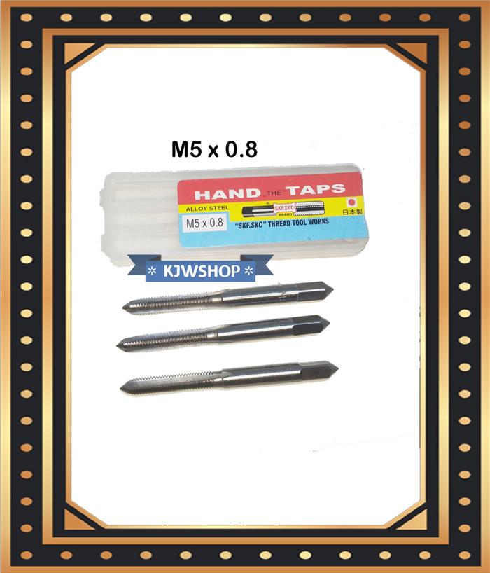 Jual Handtap Baut M5 Hand tap Pembuat Drat Baut M5x0.8 Handtap M5 x 0.8 ...