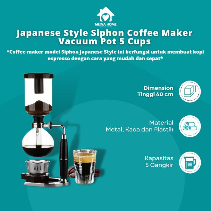 Jual SYPHON COFFEE MAKER JAPANESE STYLE SIPHON COFFEE MAKER VACUUM POT ...