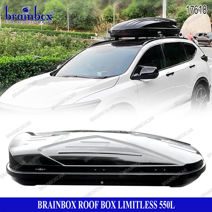 Promo Brainbox Roof Box Roof Pack Limitless 550L Kotak Bagasi Atas Atap ...