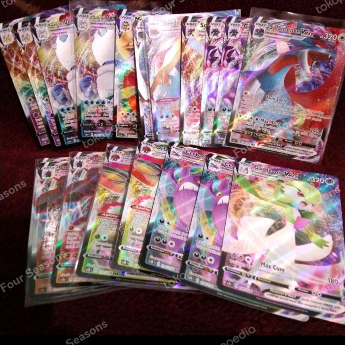 Jual TCG Pokemon Random EX GX V VMAX VSTAR RR SR UR Holo Rare English ...